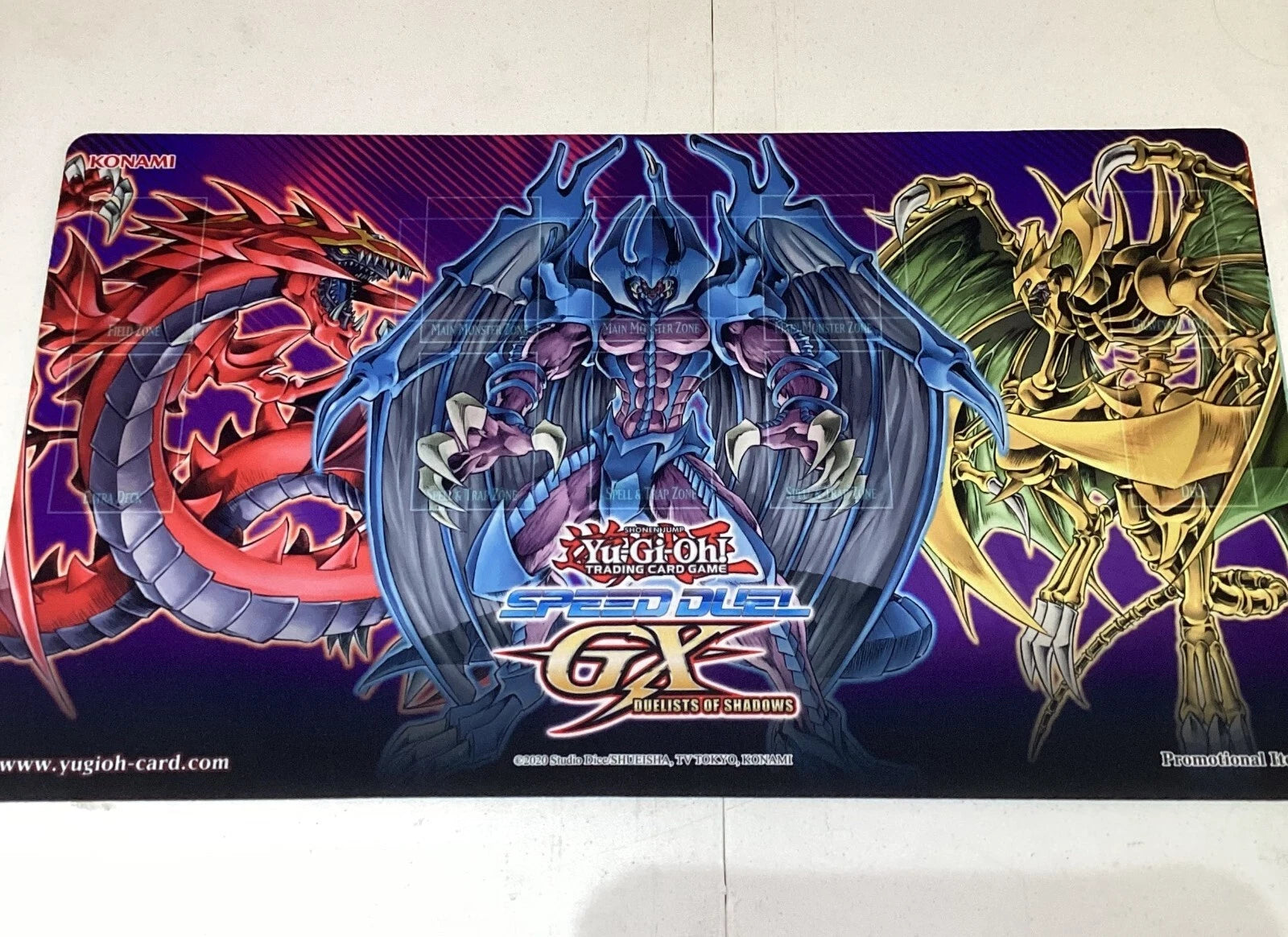 YuGiOh Speed Duel GX Playmat - Duelist of Shadows - Egyptian Gods - NM ...
