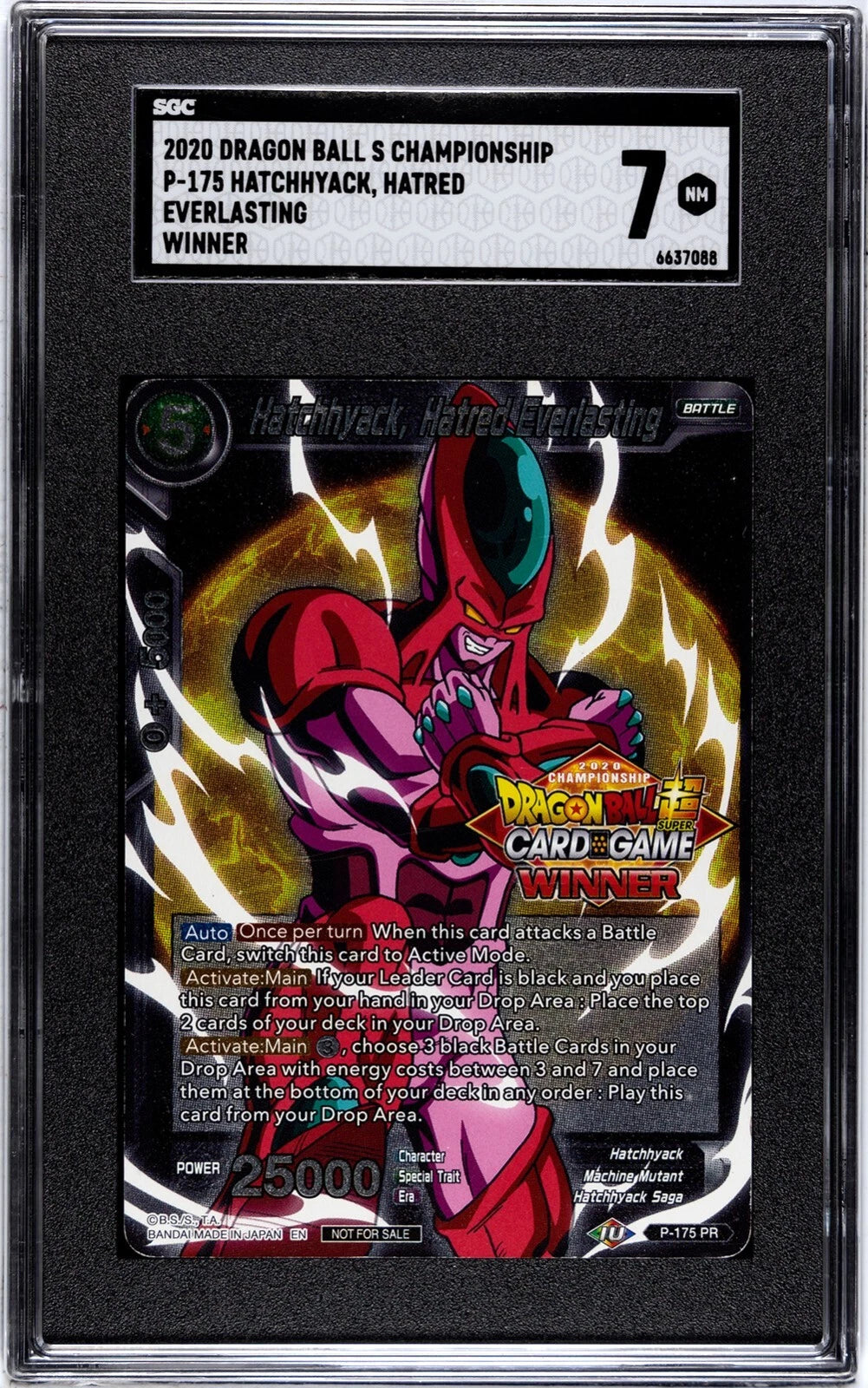 DragonBall Super Hatchhyack, Hatred Everlasting - Winner - P-175 - SGC ...