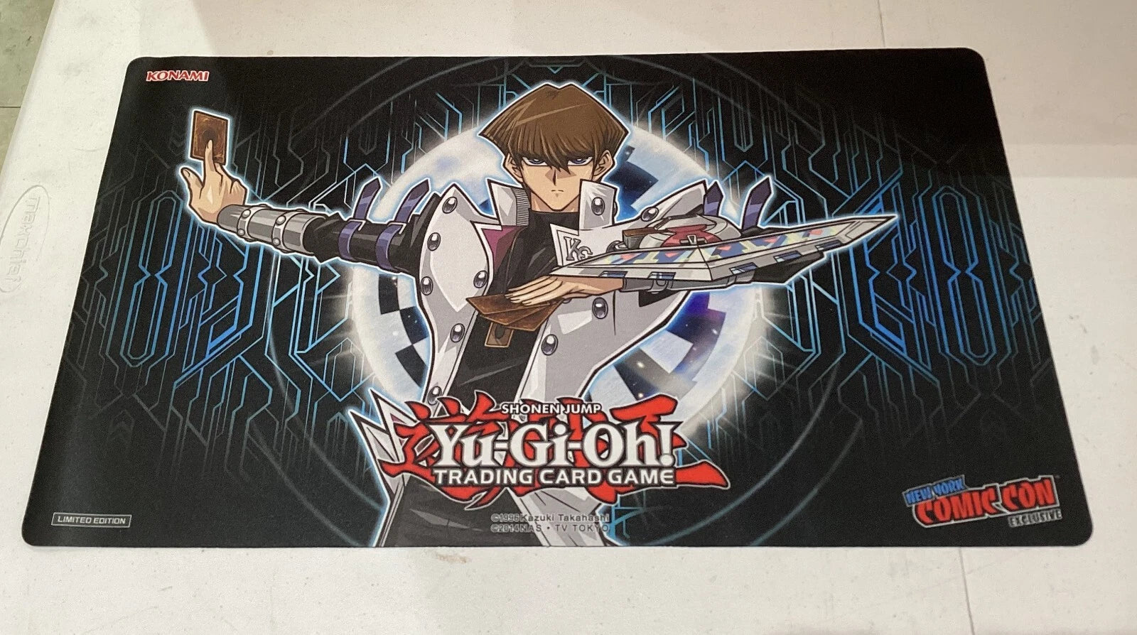 YuGiOh - Kaiba Playmat - 2017 New York Comic Con Exclusive - Ex. Condi ...